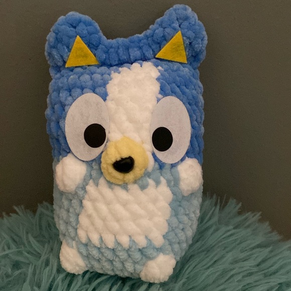 Handmade | Toys | Handmade Crochet Bluey 7 Smoke Free Home | Poshmark